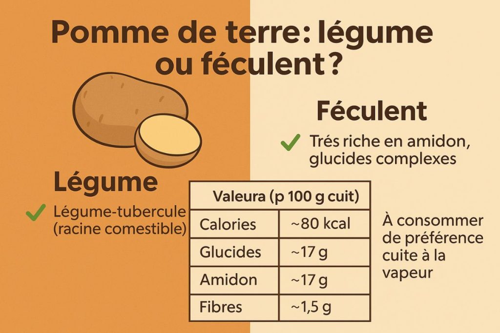 Pomme de terre : Légume ou féculent ? Ce qu’il faut vraiment savoir