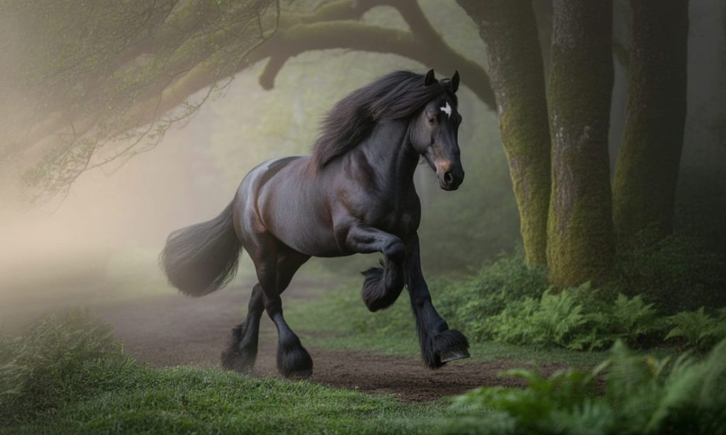 Cheval Noir : origines et symbolique - ChevalUnic